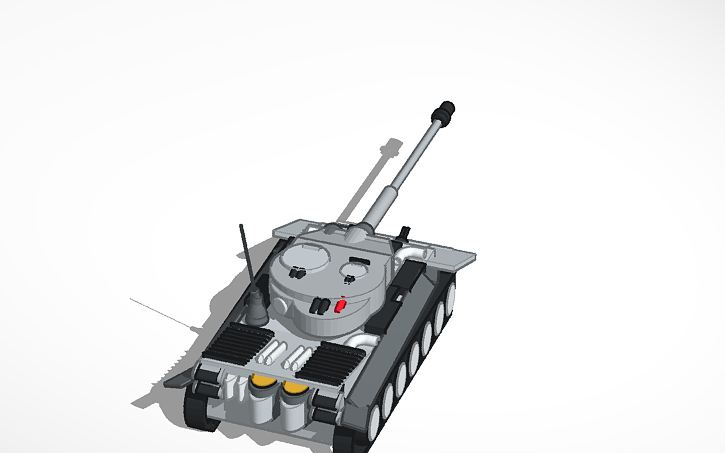 3D design Tiger I German Tank | Tinkercad