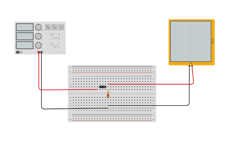Circuit Design Halfwave Rectifier Without Capacitor Tinkercad