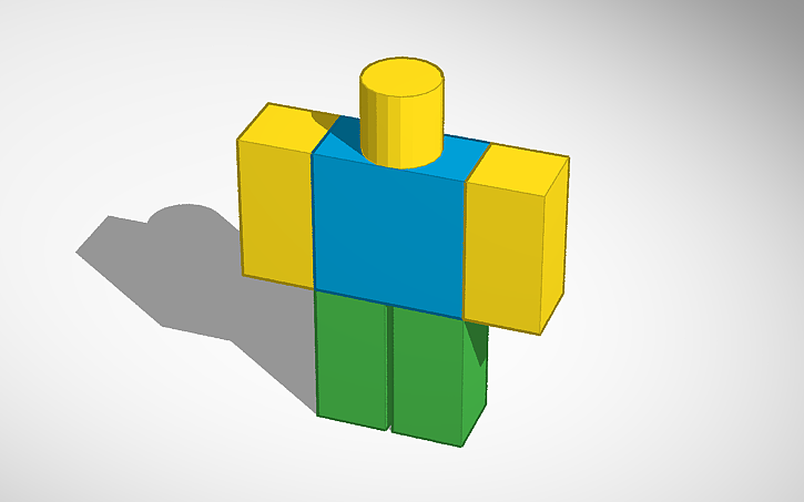 3D design Roblox Noob - Tinkercad