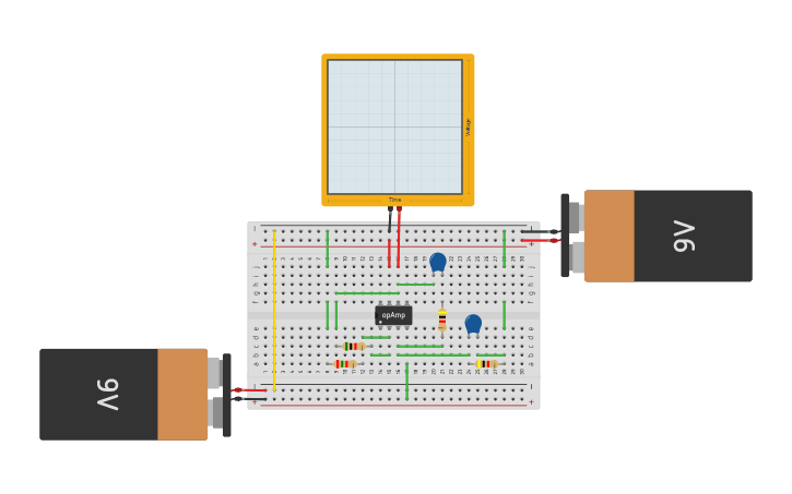 Circuit design OSCILADOR LM741 | Tinkercad