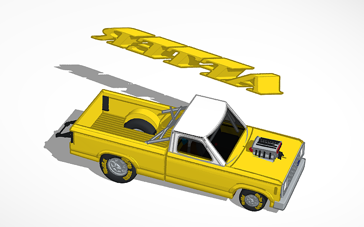 3D design Drag Ford F-150 | Tinkercad