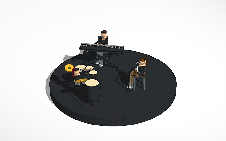 3D design Tinkercad's birthday band | Tinkercad