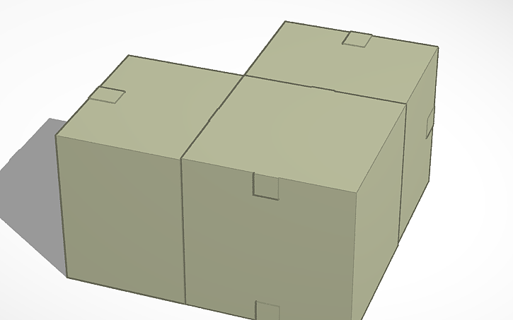 3D design 2x2 90 - Tinkercad