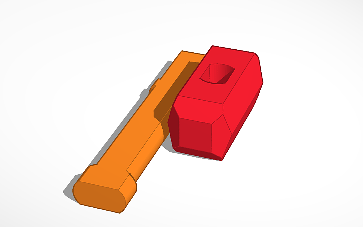 3D design Mini Hammer - Tinkercad