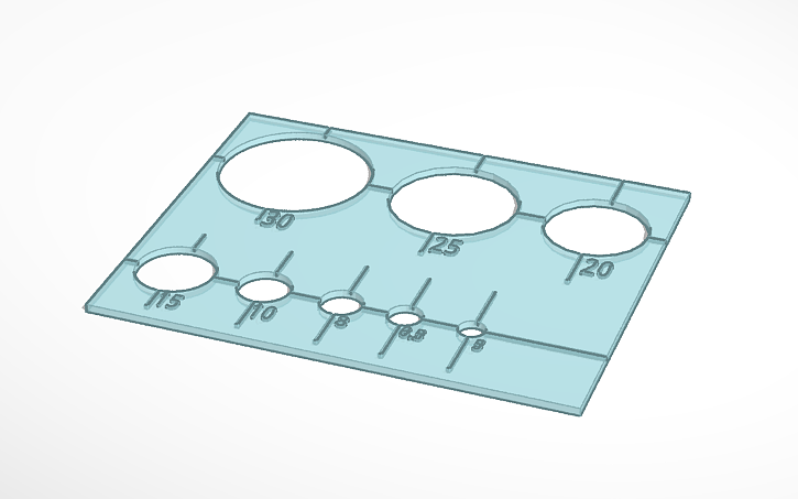 3d Design Circle Mark Center Tinkercad