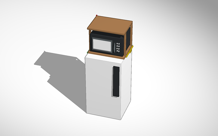 3D design Copy of fridge - Tinkercad