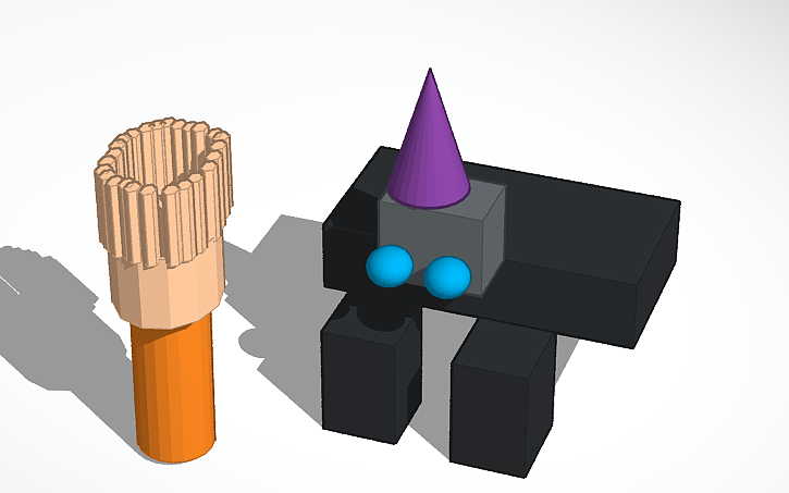 3D design witch - Tinkercad