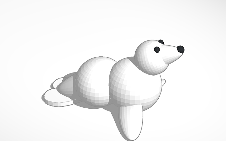 3D design Foca Blanca JAJAJ | Tinkercad