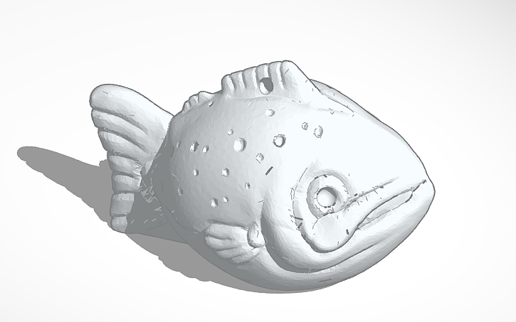 3D design Fish ornament Trout | Tinkercad