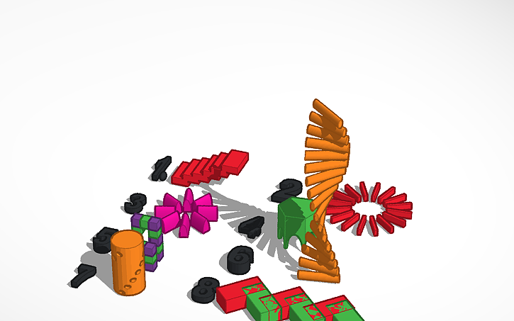 3d Design Bt3 Thực Hành Duplicate Và Repeat Tinkercad