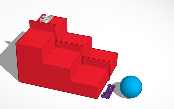 3D design Stepping Block Challenge U2 | Tinkercad