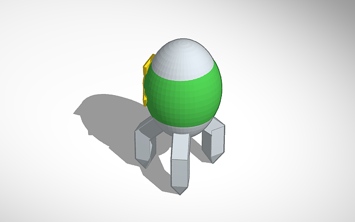 3D design nuclear bomb - Tinkercad