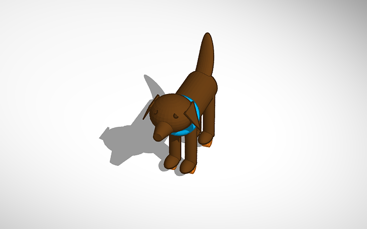 3D design Aom_Alex Fiddes dog - Tinkercad