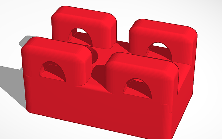 3D design Tie_Wrap_Block_4-40_v3 - Tinkercad