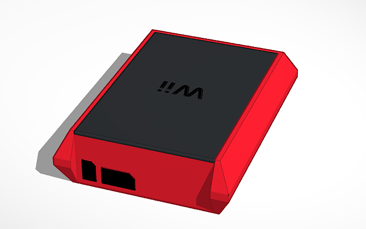 3D design Wii mini unfinished - Tinkercad