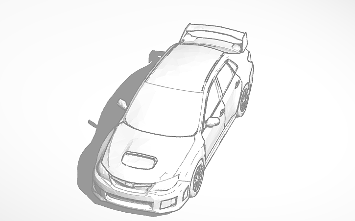 3D design #55-Subaru İmpreza Sedan - Tinkercad