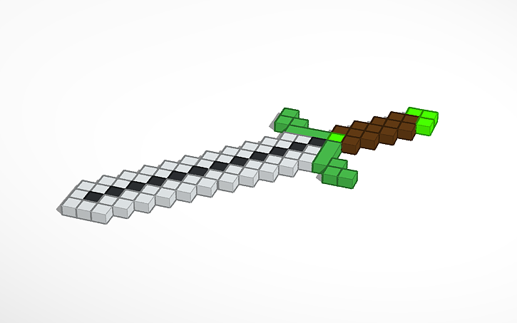 3D design Hawkbrand minecraft dongions - Tinkercad