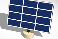 3D design Solar Panel | Tinkercad