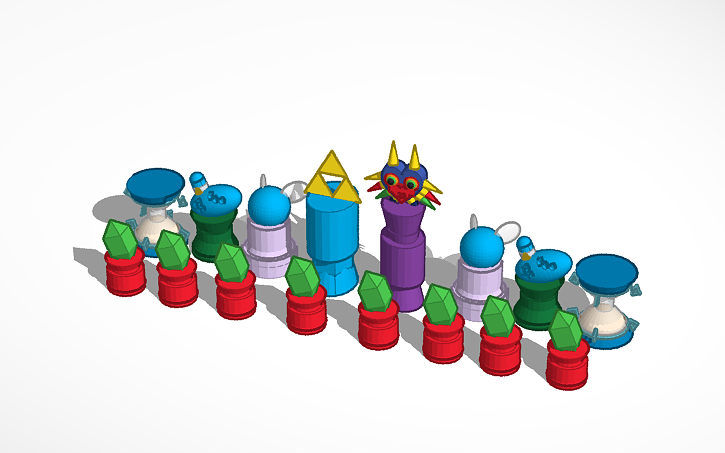 3D design Cool Chess set | Tinkercad