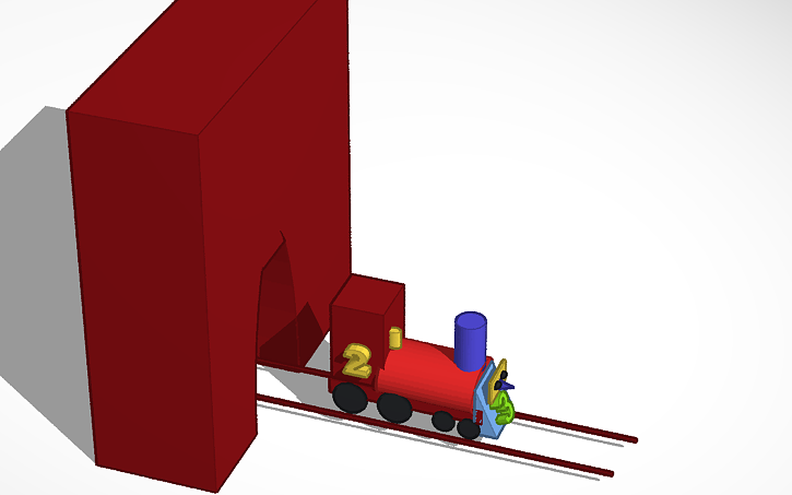 3D design Andrew's Train - Tinkercad