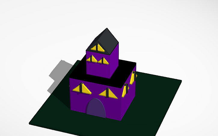 3D design Haunted house - Tinkercad