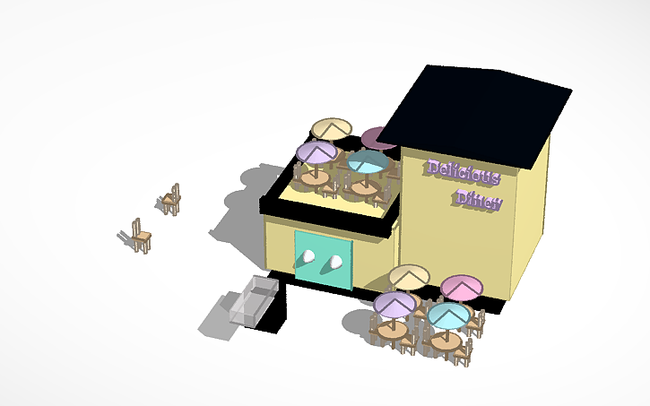 3D design Delicious Diner - Tinkercad