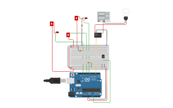 Circuit design Infnet - Sistemas Embarcados - Projeto de Bloco | Tinkercad