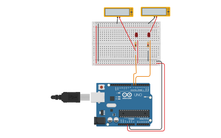Circuit design Practical 3 Part C - Tinkercad