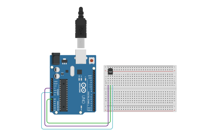 Circuit design Temperatura | Tinkercad