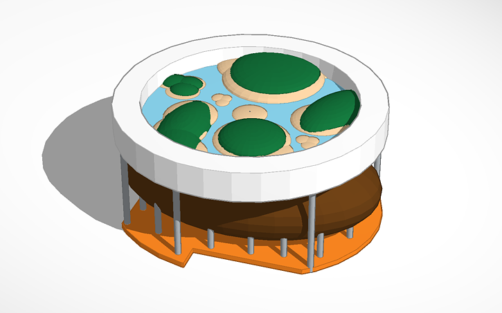 3D design 61st Hunger Game's Arena[Printable] - Tinkercad