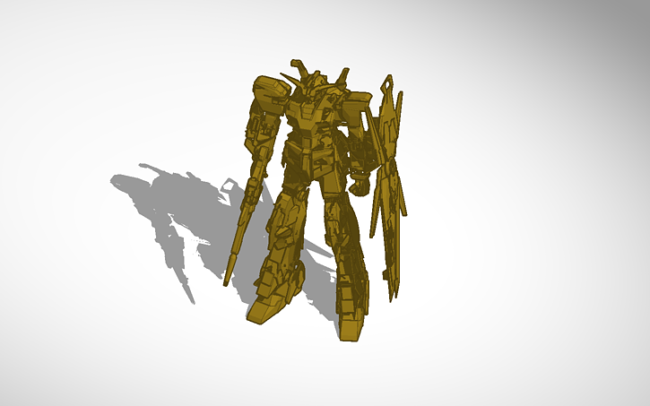 3D design Gundam - Tinkercad