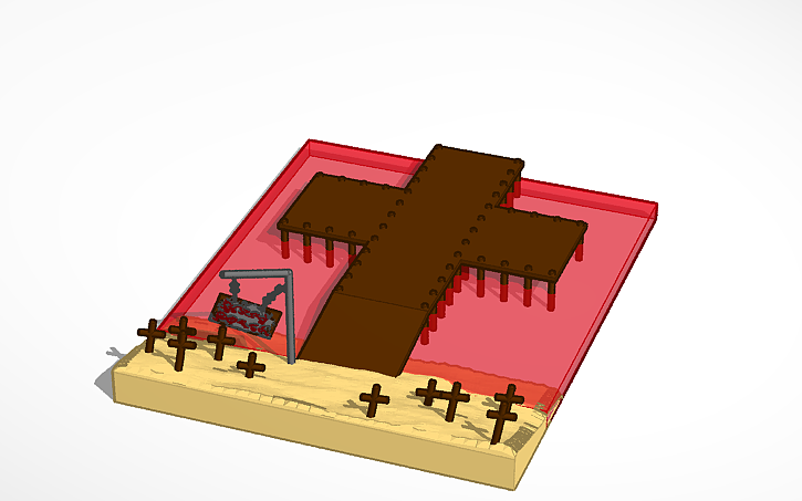 3D design The Dread Beach Isle (Was created on October 31st) | Tinkercad