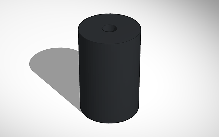 3D design body blocks 3" 12mm centres - Tinkercad