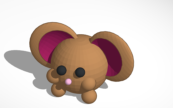 3D design mouse - Tinkercad