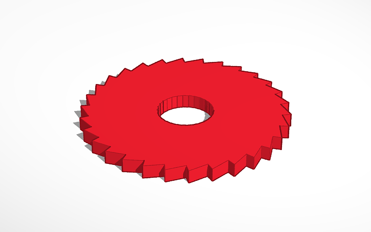 3D design saw - Tinkercad