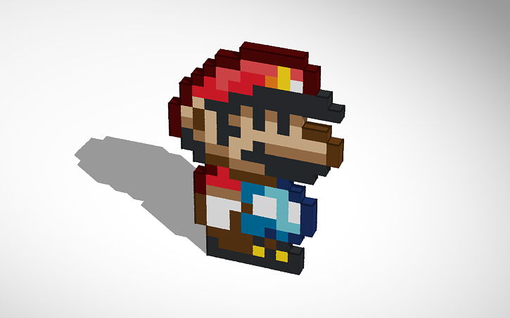 3D design MINI MARIO BRO 4 | Tinkercad