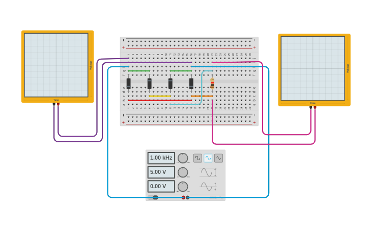 Circuit design Full-Wave Rectifier | Tinkercad