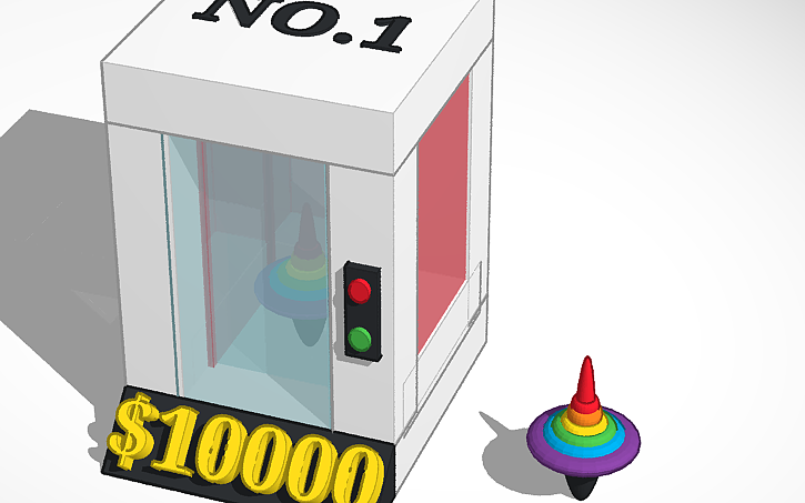 3D design The BEST spinning top | Tinkercad