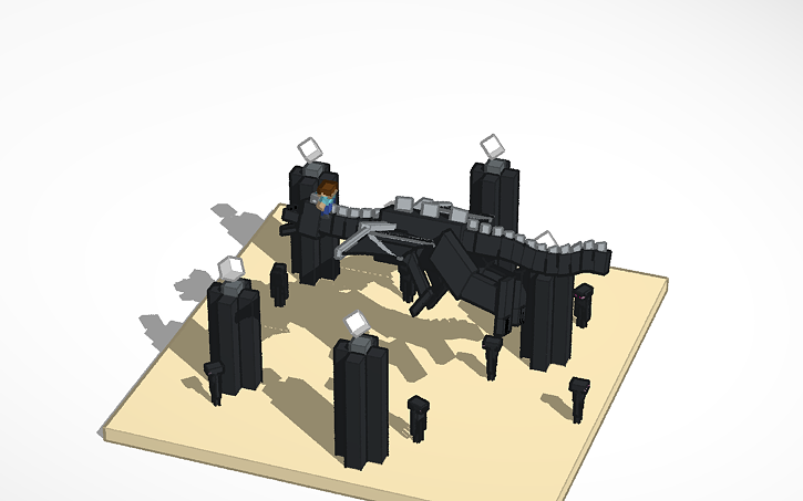 3D design Minecraft - Tinkercad