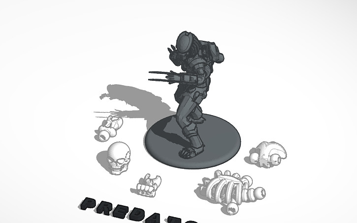3d Design Predator Tinkercad