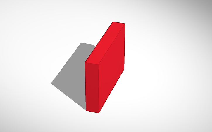 3D design rectangulo - Tinkercad