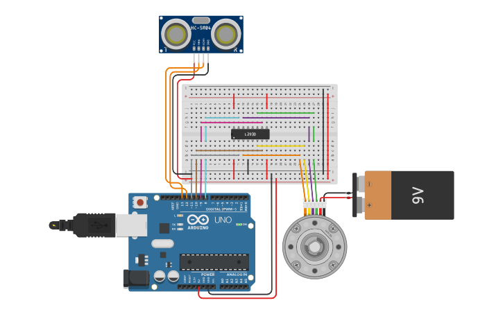 Circuit Design Copy Of Stepper Motor Tinkercad