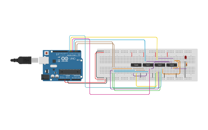 Circuit design lab 3 part A - Tinkercad