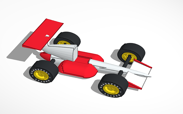 3D design Formula car - Tinkercad