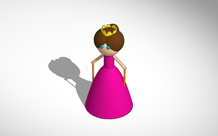 3D design Princess - Tinkercad