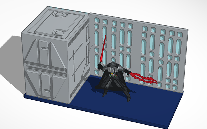 3D design Darth vader - Tinkercad