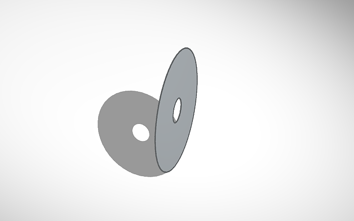 3D design Disc - Tinkercad