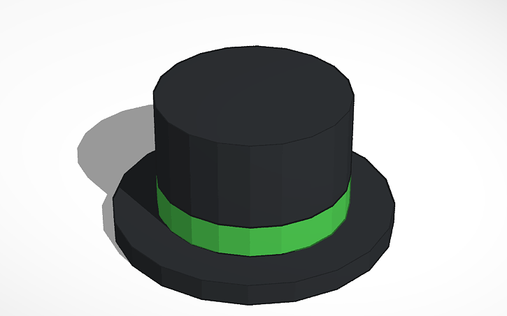 3D design Top hat - Tinkercad