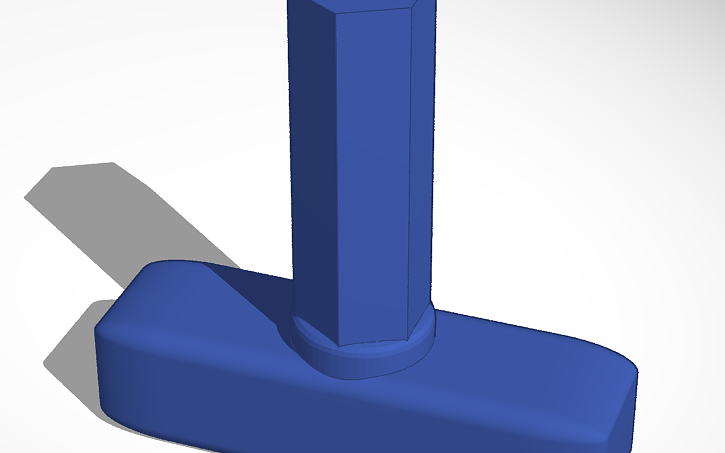3D design Hex key 9mm - Tinkercad