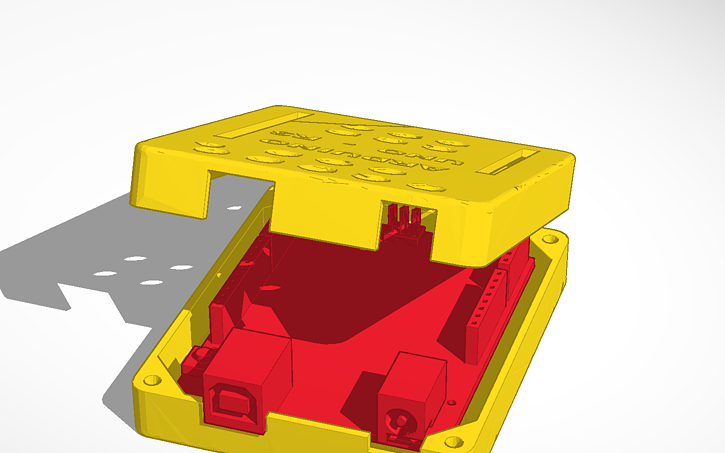 3D design Box per Arduino uno - Tinkercad